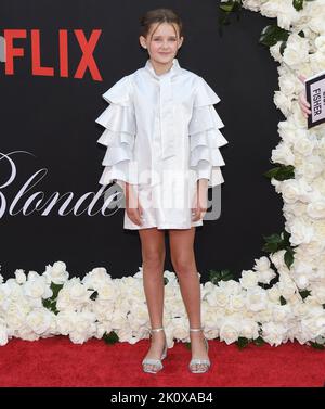 Lily Fisher arrives at the premiere of "Blonde," Tuesday, Sept. 13 ...