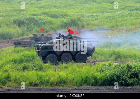 The Type 87 armored reconnaissance vehicle of Japan Ground Self-Defense ...