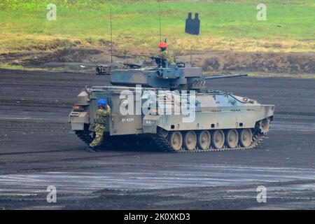 Type 89 Armored Combat Vehicle of Japan Ground Self-Defense Force Stock ...