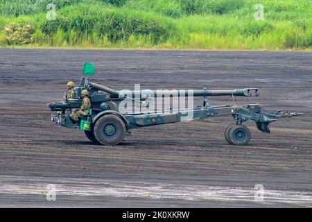 The FH70 Howitzer of JGSDF Stock Photo - Alamy