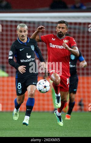 Leverkusen, Deutschland, UEFA Champions League, Matchday 2, Bayer 04 Leverkusen - AC Milan 1-0 ...