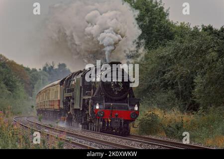 Bristol forty steam train Britainnia and Sherwood Forester September ...