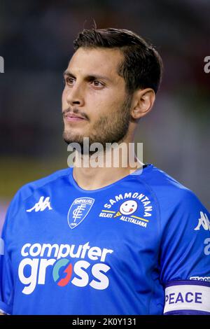 Empoli's Italian midfielder Filippo Bandinelli controls the ball during ...
