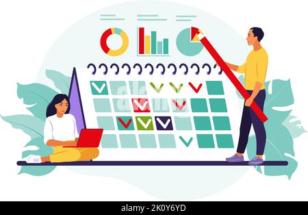 Timing and project scheduling. Concept of time management, work planning method, organization of ...