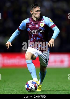 Burnley's Connor Roberts during the Sky Bet Championship match at Turf ...