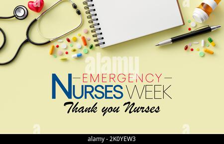 Emergency Nurses week is observed every year in October, ER nurses treat patients who are ...