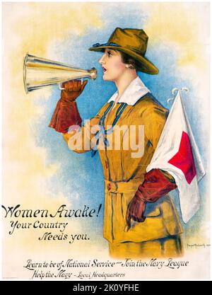 U.S WWI Vintage Propaganda Poster - Beat Back the Hun, 1918, Fred ...