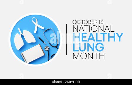 Healthy Lung month is observed every year in October, to educate the ...
