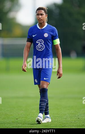 Chelsea's Bashir Humphreys in action during the UEFA Youth League match ...