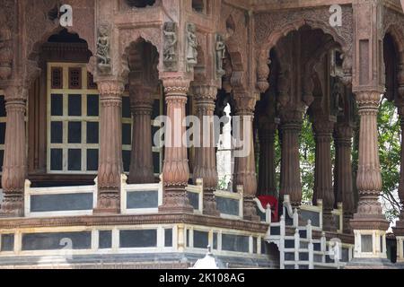 Arches and Pillars of Boliya Sarkar ki Chhatri, Indore, Madhya Pradesh ...