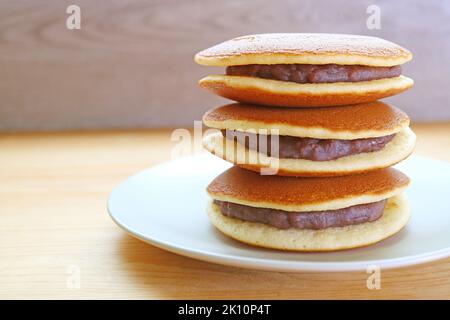 Dorayaki, a Popular Japanese Azuki Bean Paste(Anko) Filled Confections ...