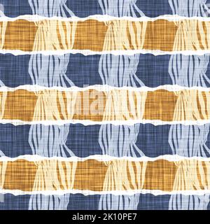 Seamless French country kitchen stripe fabric pattern print. Blue ...