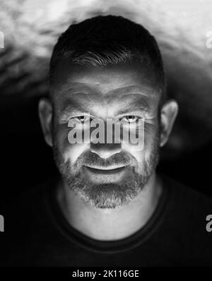 An Insane Adult Male Stock Photo - Alamy