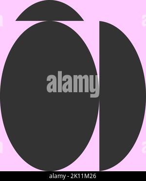 Beautiful modern geometric shapes for art banner concept with space for ...