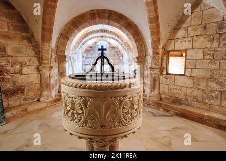 The Berkswell Church late Norman crypt which dates back to c1150 and is ...