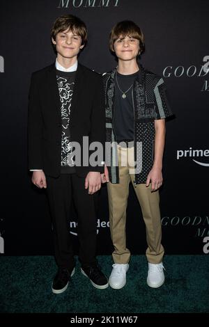 Cameron and Nicholas Crovetti attend the NYC premiere of “Goodnight ...