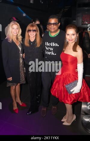 George Wayne and Candace Bushnell attend the party for George Wayne's ...