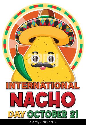 International Nacho Day Banner Design illustration Stock Vector Image ...