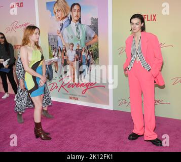 (L-R) Alexis G. Zall and Ava Capri at Netflix's DO REVENGE Premiere ...