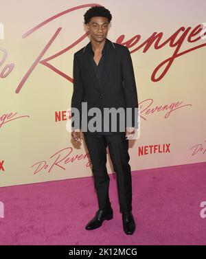 Jonathan Daviss arrives at Netflix's DO REVENGE Premiere held at the ...