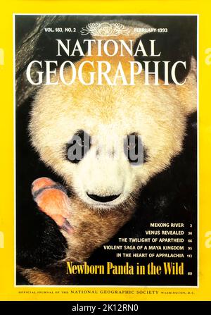 National Geographic magazine cover, February 1997 Stock Photo - Alamy