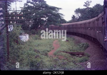 Full Train View, Trivendrum, Kerala Stock Photo - Alamy