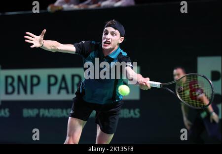 Hugo Humbert of France during the Open de Rennes 2022, ATP Challenger ...