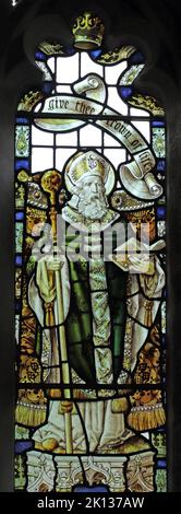 Stained Glass Window of David Holding the Head of Golaith Saint ...