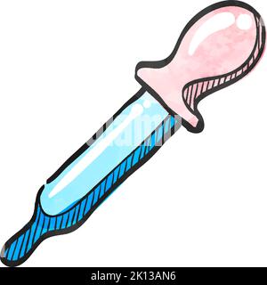 freehand drawn cartoon science experiment Stock Vector Image & Art - Alamy