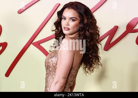 Paris Berelc arrives at Netflix's DO REVENGE Premiere held at the TUDUM ...