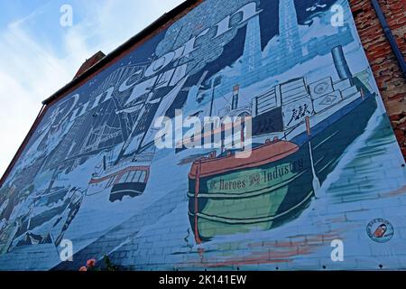 Runcorn Ethelfleda, Queen of Mercia Mural, Old Town Bloom Community ...