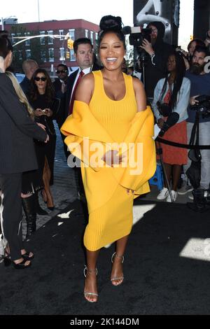 The Michael Kors Spring/Summer 2022 collection is modeled during ...