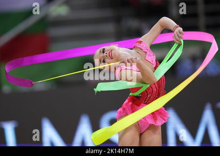 Nikolova Stiliana (BUL) during the Gymnastics Rhythmic Gymnastics FIG ...