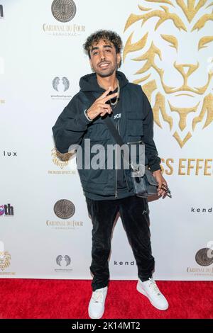 Calvin Davis Jr. attends Anthony Bless Music Video "Take You Back ...