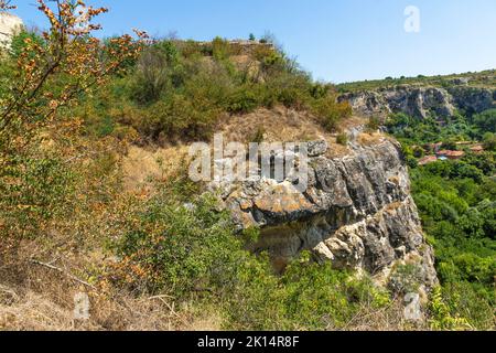 Ruins of medieval fortificated city of Cherven from period of Second ...