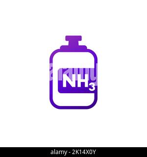 NH3 gas tank, ammonia icon for web Stock Vector Image & Art - Alamy
