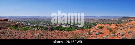 Saint George hiking trail Owen’s Loop via Brooks Nature Trail views of ...