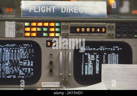 A look at NASA's mission control room at the Johnson Space Center, also ...