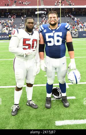 AFC guard Quenton Nelson (56), of the Indianapolis Colts, signs ...