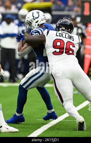 Houston Texans defensive tackle Maliek Collins (96) before an NFL ...