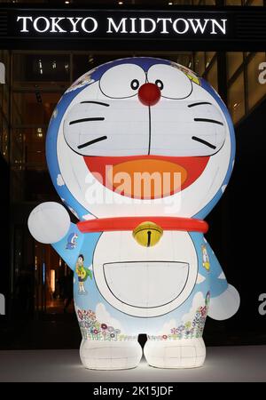 The Takashi Murakami's Doraemon in Tokyo, Japan Stock Photo - Alamy