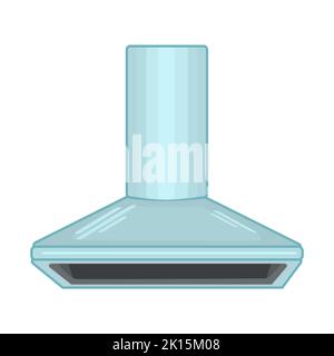 steel range hood cartoon vector illustration Stock Vector Image & Art ...