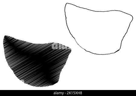 Kitadaitojima island (Japan, East Asia, Japanese archipelago) map ...