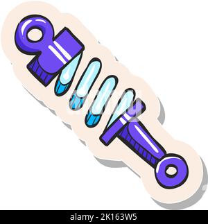 Shock absorber icon, cartoon style Stock Vector Image & Art - Alamy