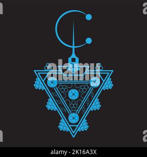 Vector Illustration Of Tazerzit. The Berber Jewelery Symbol. Amazigh ...
