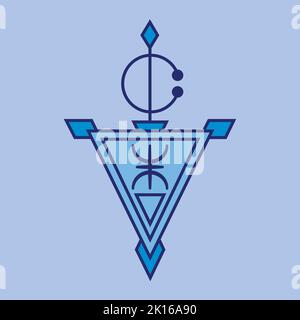 Vector Illustration Of Tazerzit. The Berber Jewelery Symbol. Amazigh ...