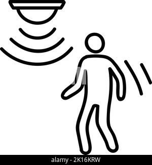 motion sensor icon doodle illustration Stock Vector Image & Art - Alamy