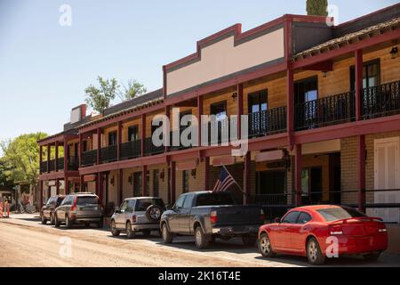 Patagonia, Arizona, USA - May 30, 2022: Afternoon sunlight shines on ...