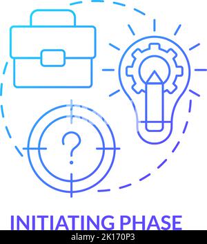 Initiating phase concept icon Stock Vector Image & Art - Alamy