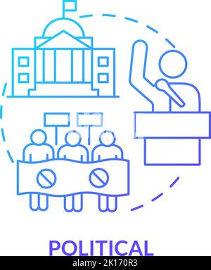 Political stability blue gradient concept icon Stock Vector Image & Art - Alamy